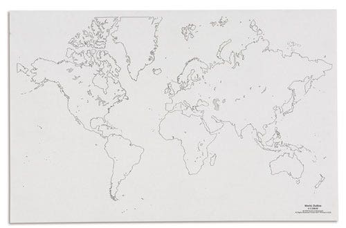 Werkbladen Wereld (50 vel)