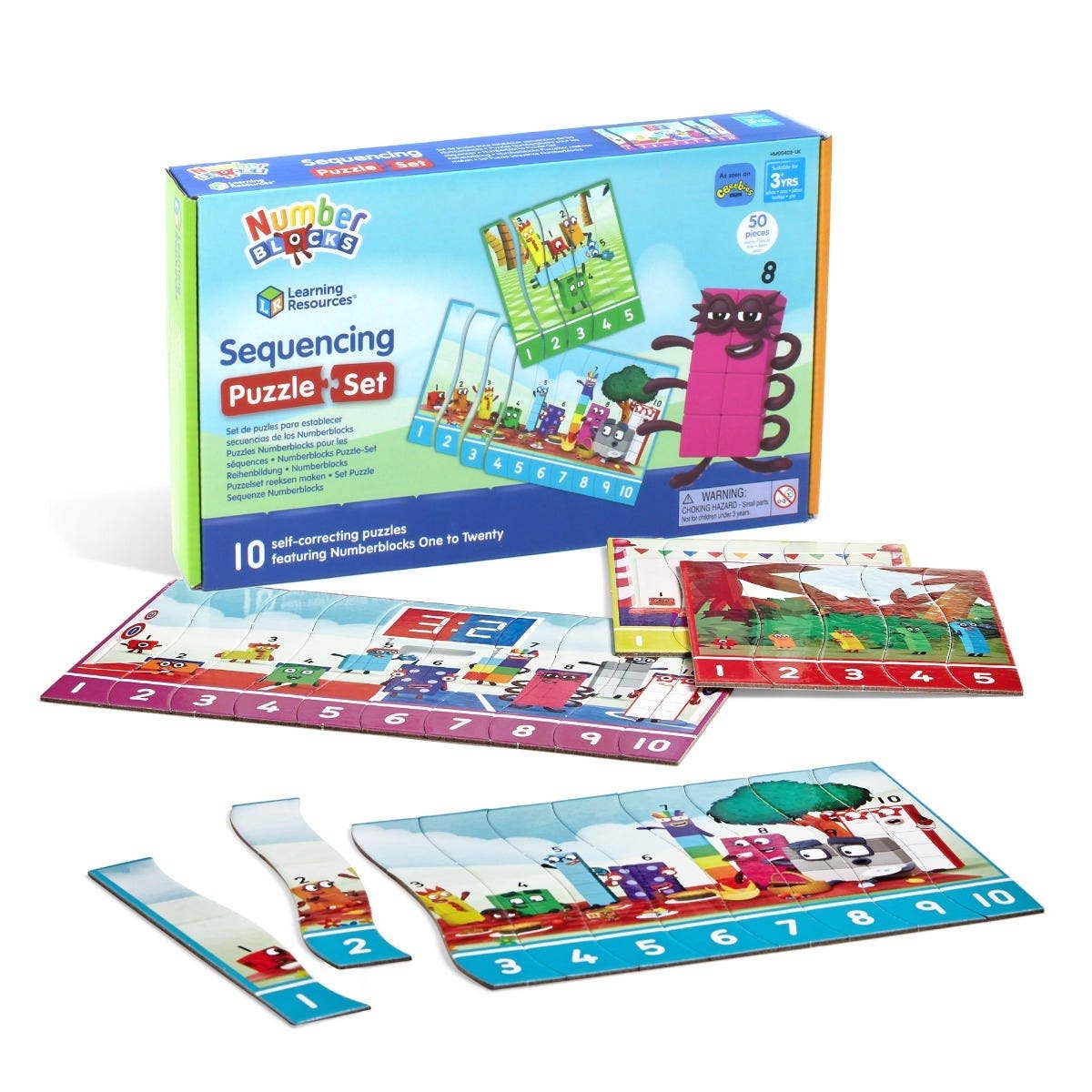 Numberblocks - Cijferreeks Puzzel set